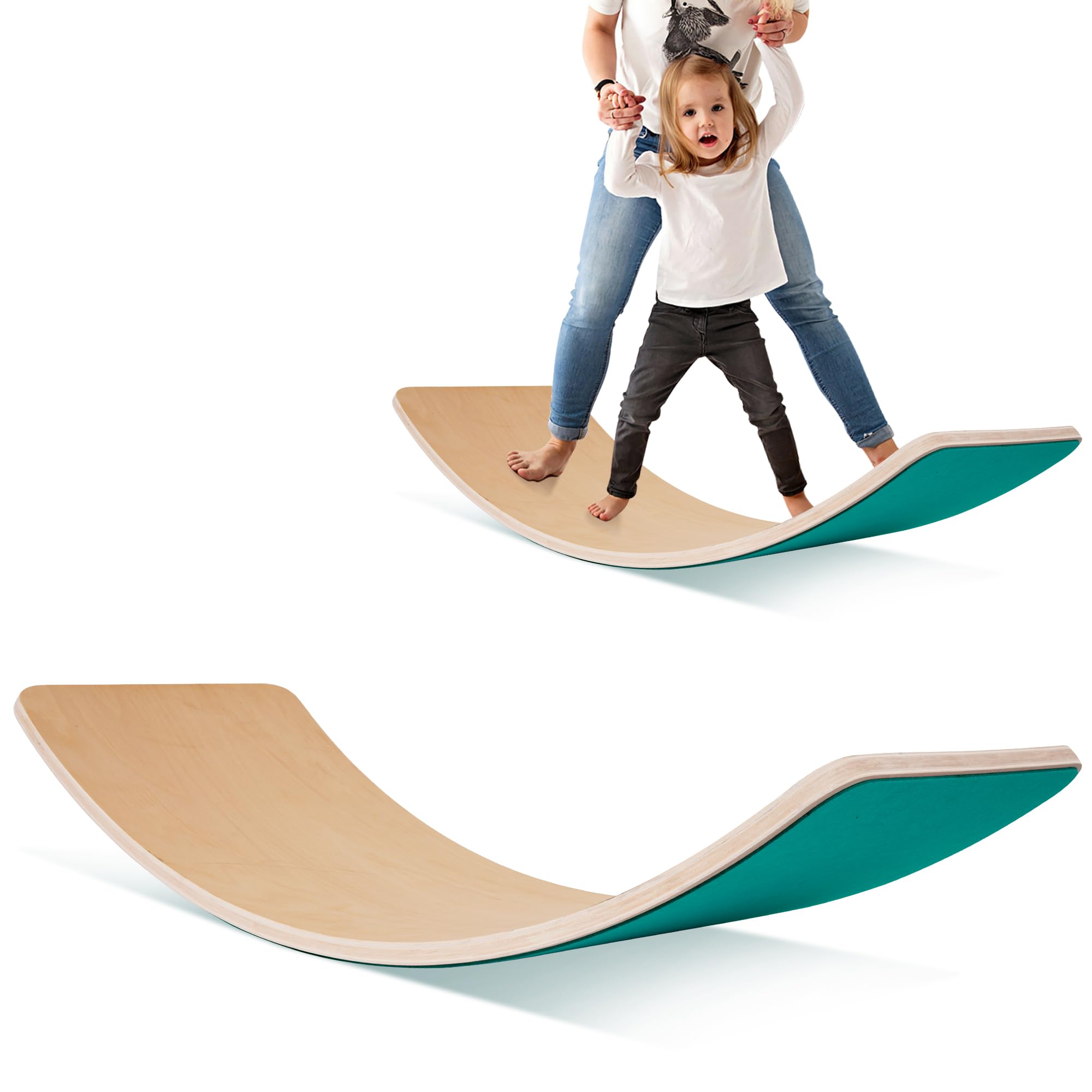 Mua Fitvids Balance Board Wooden Wobble, 32 Inch Montessori Rocker Yoga ...