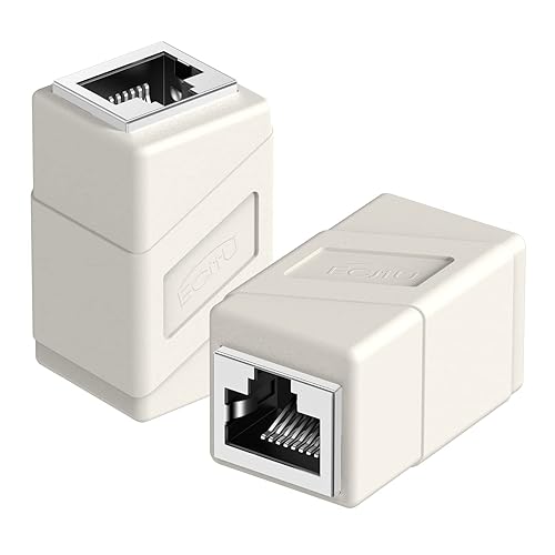 RJ45 Coupler, 2 Pack Ethernet Adapters Female to Female, 8-Pin Modular ...