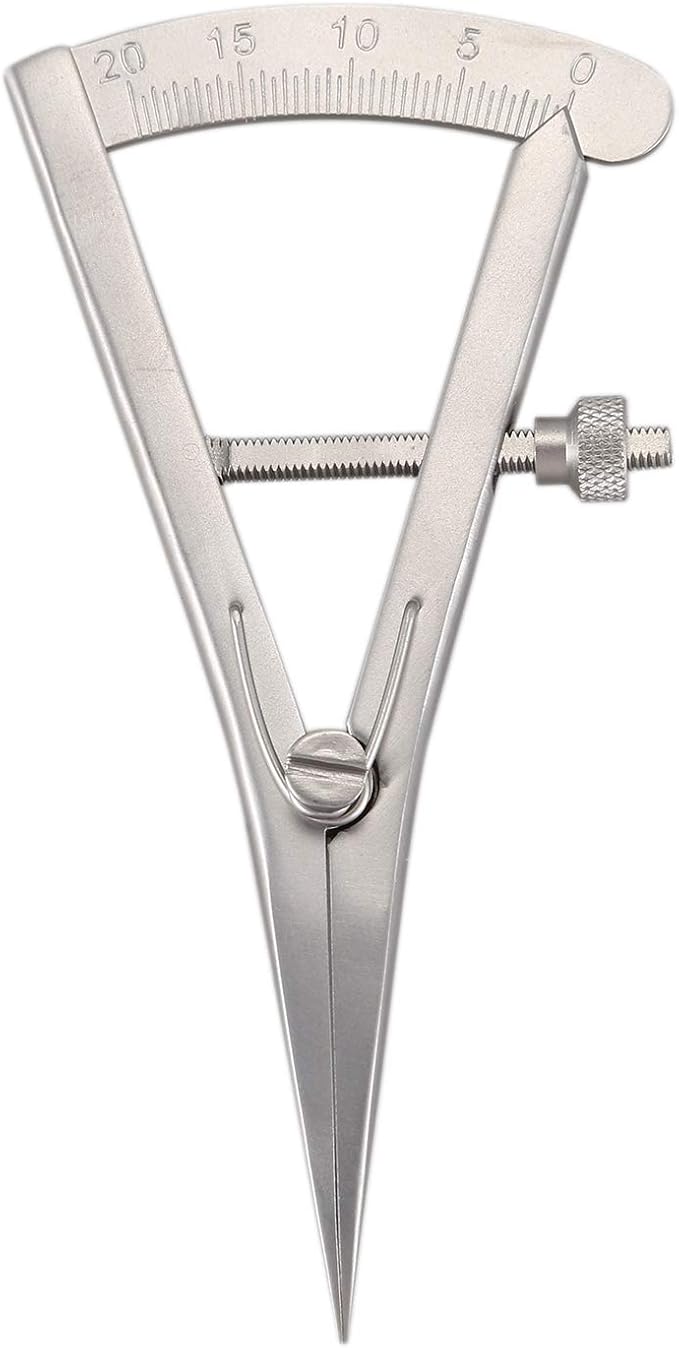 Ctzrzyt 1 PCS Metal Dental Gauge Caliper Dental Caliper Elbow Dental ...