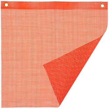 Amazon.com: 18"x18" Red Mesh Safety Flag w/ 30" Dowel - DOT Compliant ...
