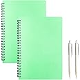 Amazon.com : YADUO Graph Paper Spiral Notebook, 2-Pack, 200 Pages of ...