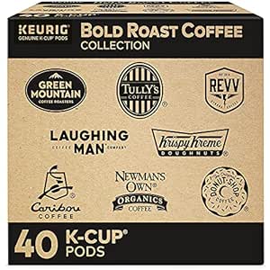 Amazon.com: Keurig Bold Roast Coffee Collection Variety Pack, Single ...