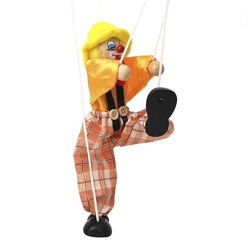 Marionette Puppets Clown Doll String Puppets Hand Marionette Puppet ...
