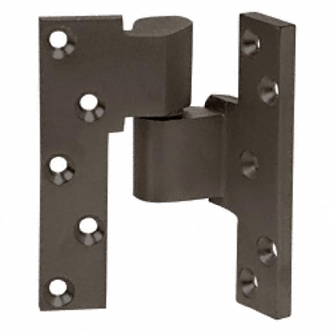 CRL Dark Bronze 3/4" Offset Intermediate Right Hand Pivot - Door Hinges ...
