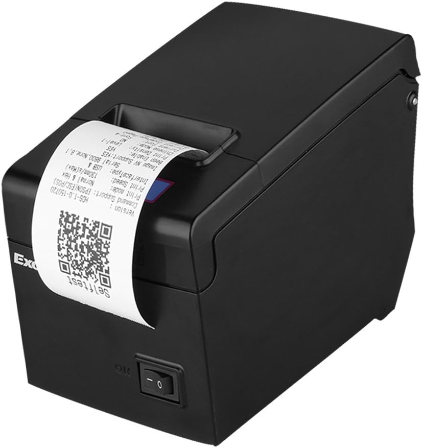 Excelvan Imprimante à Reçu Vitesse 130mm / Sec USB Imprimante Thermique ...