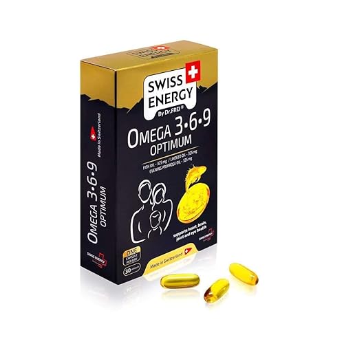 Swiss Energy Omega 3‑6‑9 – Optimum Balanced Essential Omega Fatty Acid ...