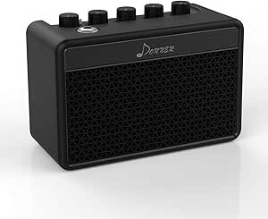 Amazon.com: Donner Mini Guitar Amp Small Electric Guitar Amplifier 5W ...