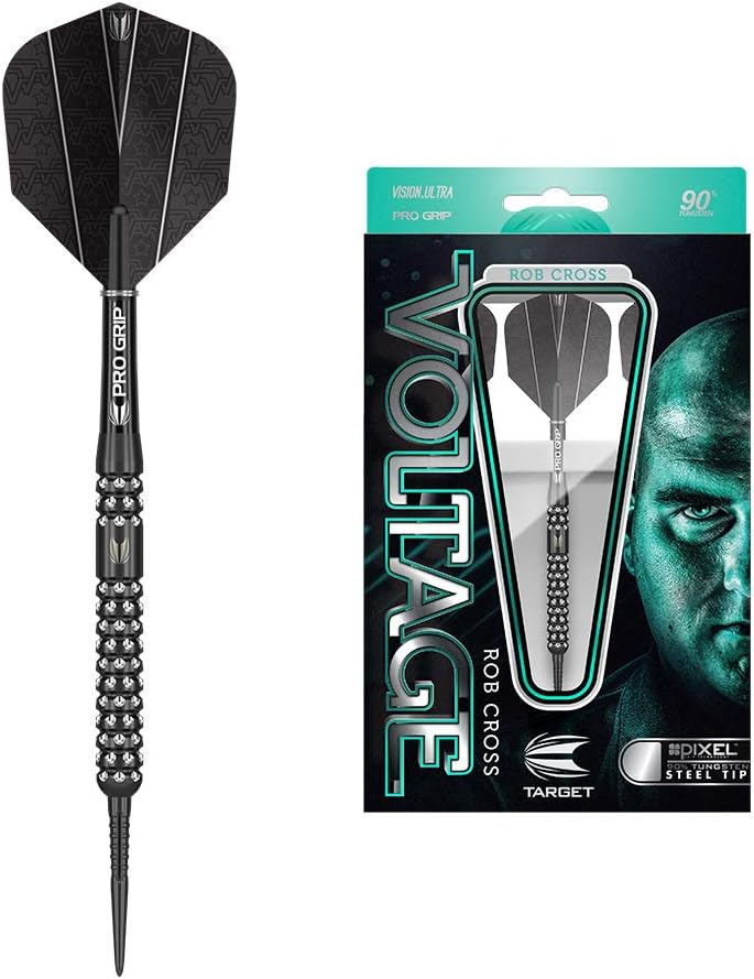 Rob Cross Black Pixel Steel Tip Darts 2019: Amazon.co.uk: Sports & Outdoors