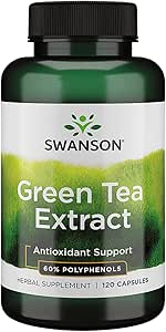 Amazon.com: Swanson Green Tea Extract (Standardized) 120 Capsules ...