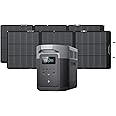 Amazon.com : EF ECOFLOW Solar Generator Delta 2 Max 2048Wh with 2x160W Solar Panel, 2400W ...