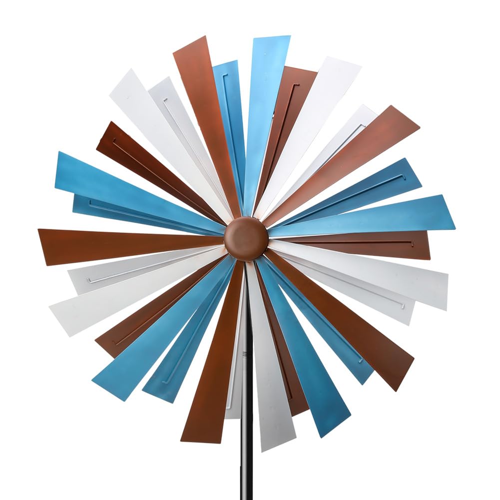Twirleternity Large Wind Spinner Metal Wind Sculpture & Spinner with 5 ...