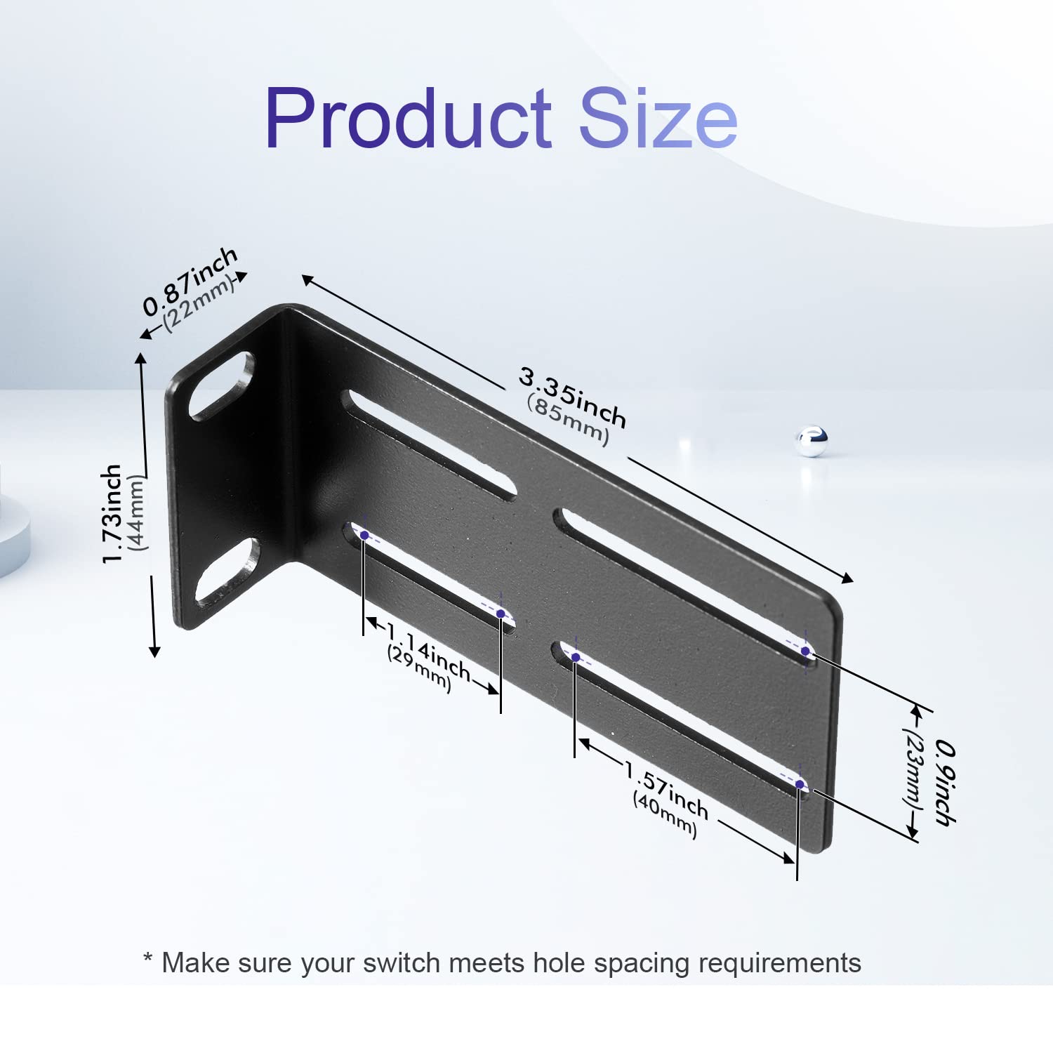 Mua Rack Mount Kit Universal Adjustable 19 Inch Rack Ears for HP ...