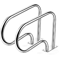 Amazon.com: Goplus Pool Handrail, 2PCS Stainless Steel Swimming Pool ...
