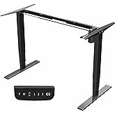 Amazon.com: VIVO Electric Stand Up Desk Frame Workstation with Rear-Set ...