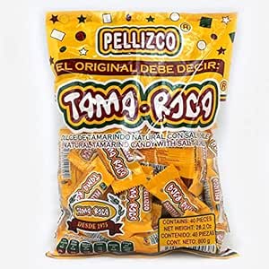 Tama-Roca Dulce de Tamarindo Pellizco 40pzas : Amazon.com.mx: Alimentos ...