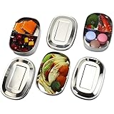 Vesperbox Klappbox Edelstahl Vesperdose Frühstücksbox Brotdose klein ...