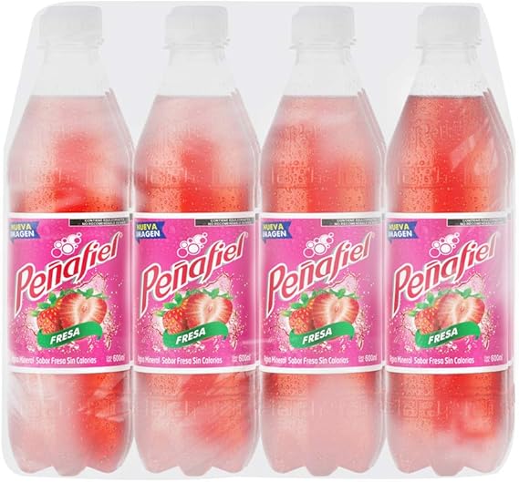 PEÑAFIEL, Fresa 600 ml, Botella Pet, 12 piezas: Amazon.com.mx: Alimentos y Bebidas