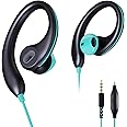 Amazon.com: Upgrade Wired Sports Earbuds with Ear Hooks, Running Headphones Secure Fit Wrap ...
