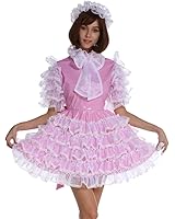 GOceBaby Gothic Sissy Girl Maid Lockable Long PVC Dress Crossdress ...