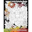 Amazon.com: Animal Adult Coloring Book: Stress Relieving Patterns ...