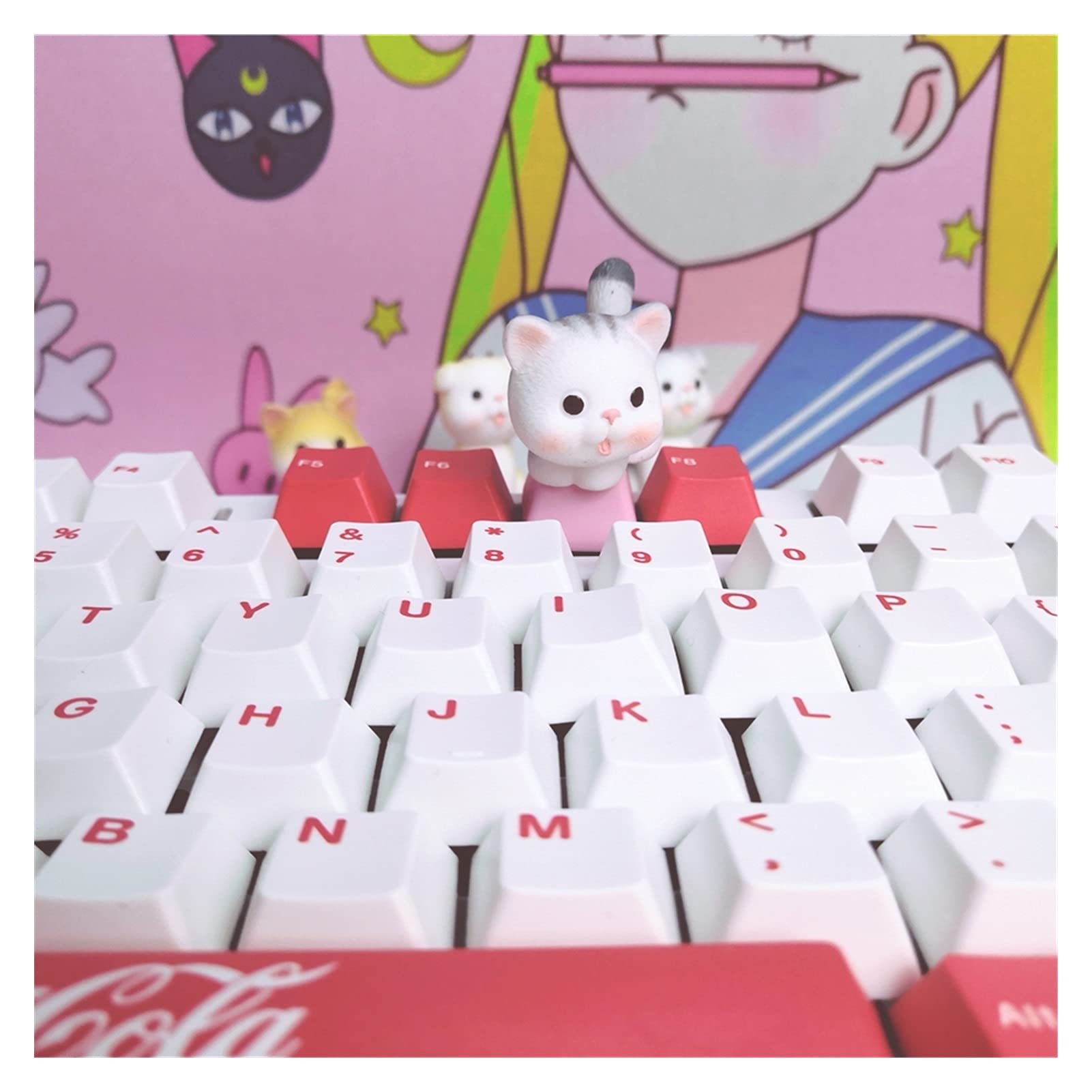Keycap Set Keycap Cute Pbt Diy Kawaii Key Cap Mechanical | Desertcart ...