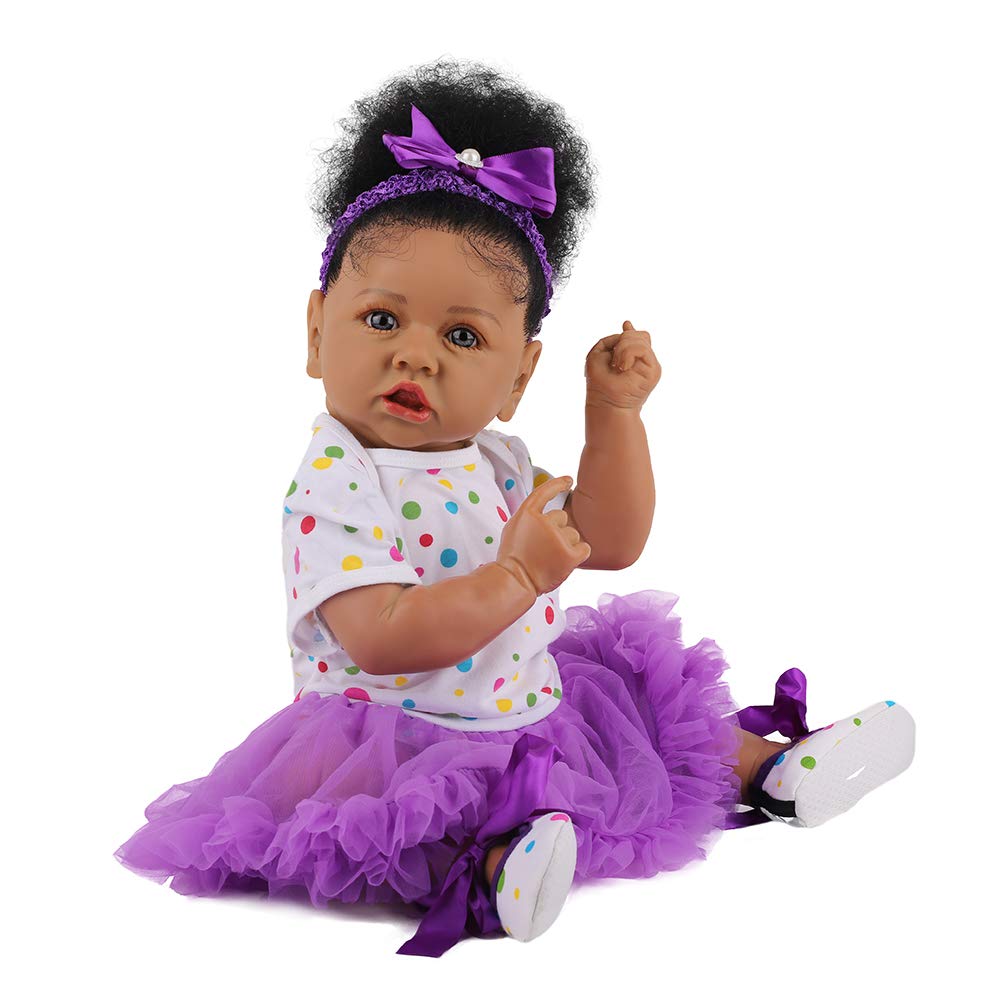 HOOMAI Lifelike Reborn Baby Dolls With Soft Body African American hoomai-lifelike-reborn-baby-dolls-with-soft-body-african-american