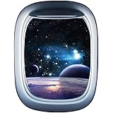 Full Colour Spaceship Control Panel Wall Sticker Space Theme Boys ...