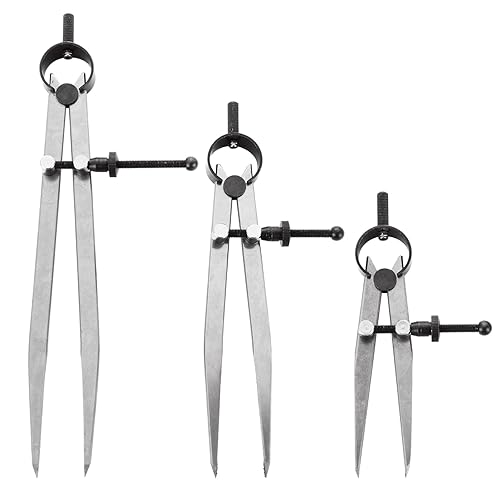 LDHHYH 3 Pack Adjustable Spring Wing Divider, 4/6/8 Inch Steel Lockable ...