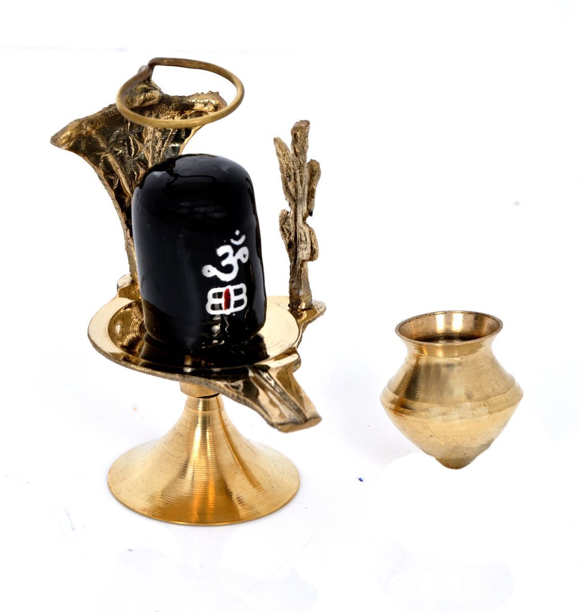 Mua Hashcart Shiva Lingam Shivling Brass Shivling for Pooja (4 inch ...