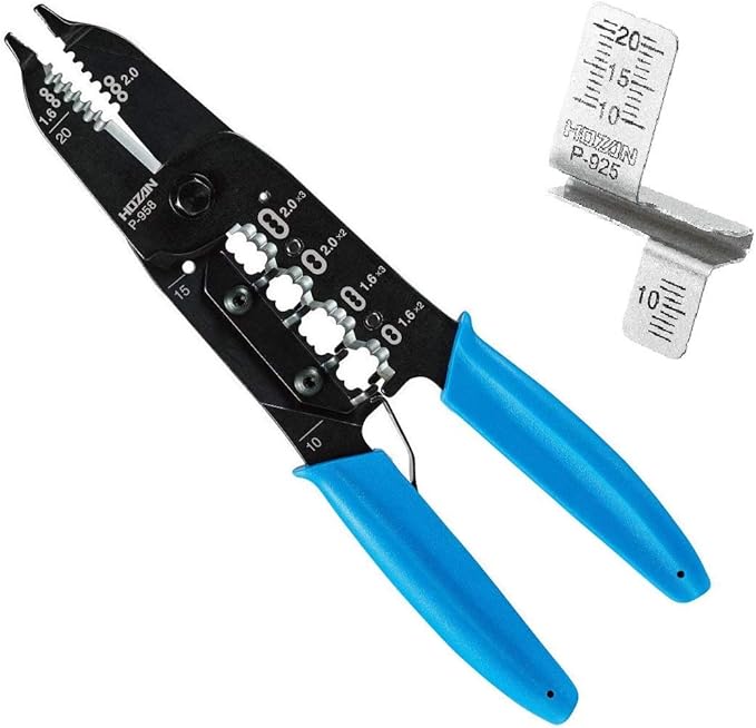 Amazon | ホーザン(HOZAN) 電気工事士試験対応セット VVF ワイヤー ストリッパー P-958 ＋ 合格ゲージ P-925 | DIY・工具・ガーデン