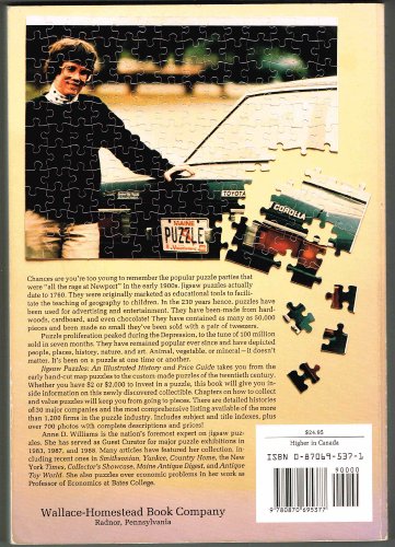 JIGSAW PUZZLES AN ILLUSTRATED HISTORY AND PRICE GUIDE By Anne D jigsaw-puzzles-an-illustrated-history-and-price-guide-by-anne-d