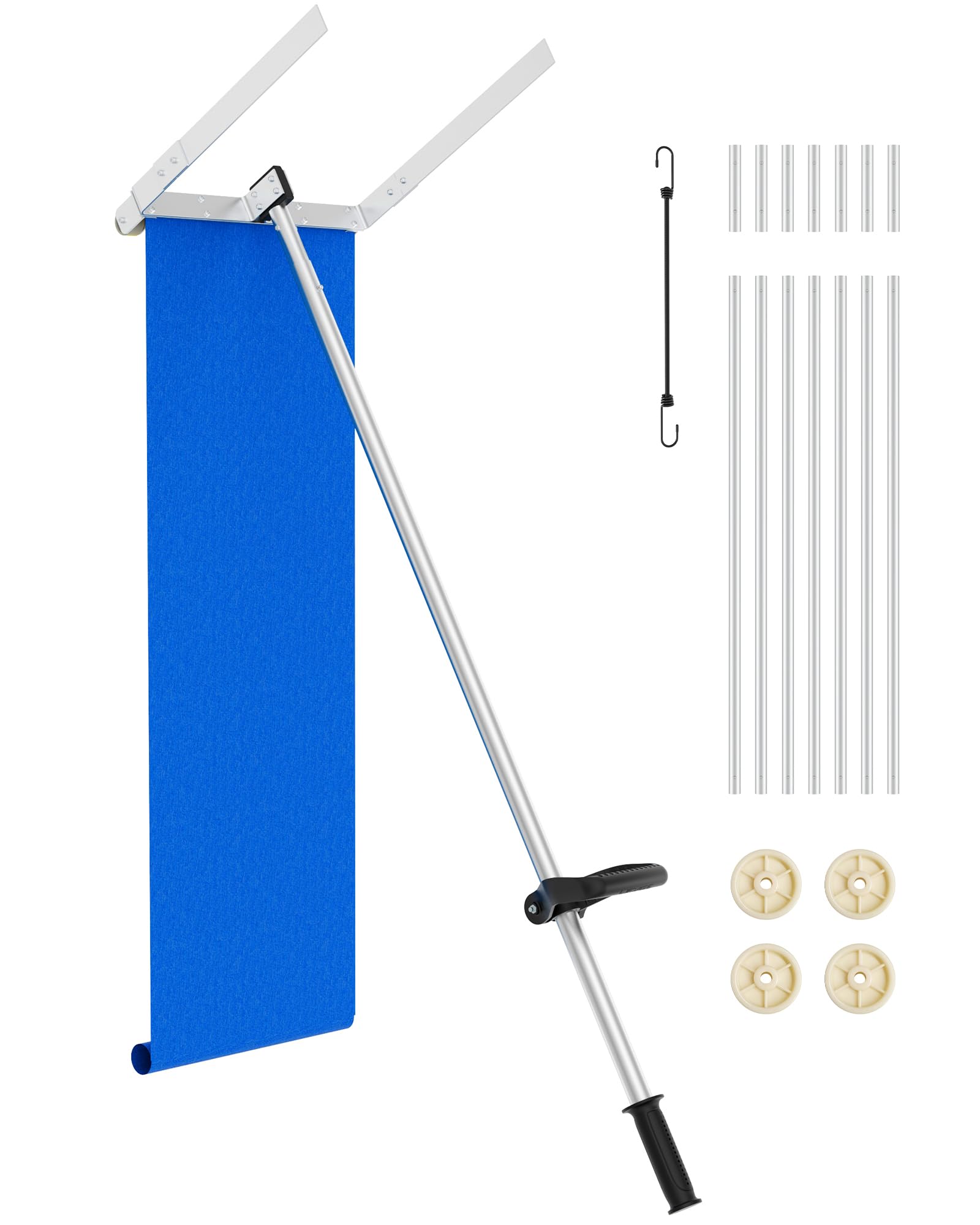 Snow Roof Rake Reach 30ft Premium Roof Rakes for Snow Removal with ...