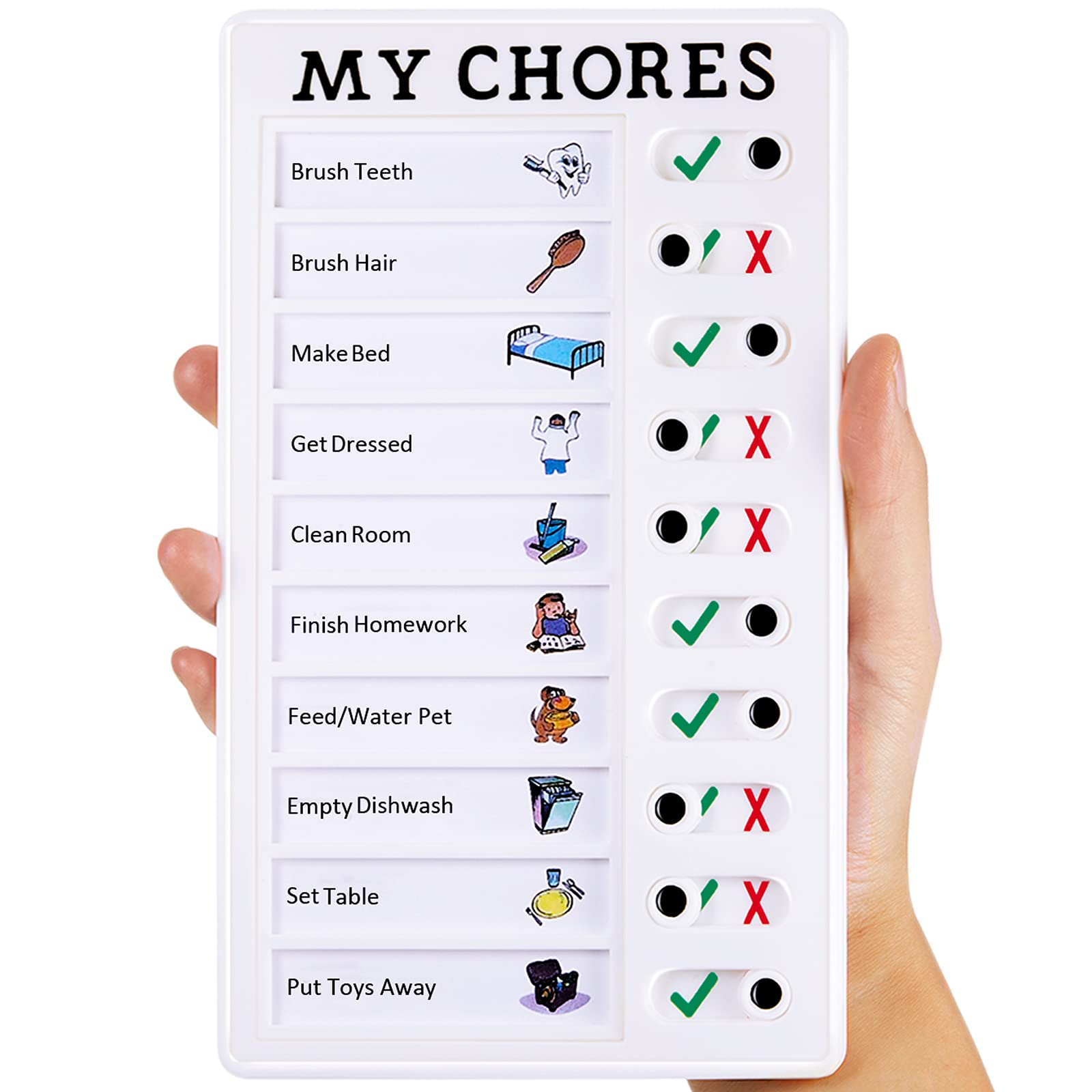 Mua My Chores Portable Memo Board Reusable Plastic RV Checklist Daily ...