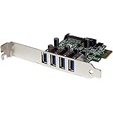 Amazon.com: StarTech.com 7 Port PCI Express USB 3.0 Card - 5Gbps - Standard & Low-Profile - SATA ...