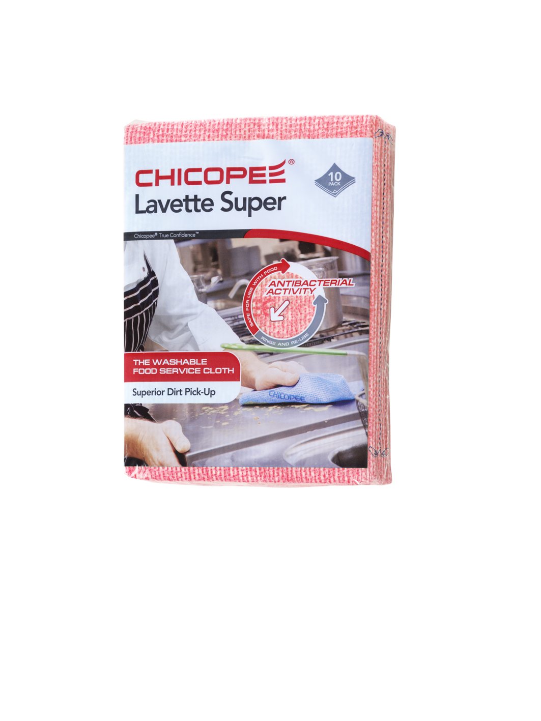 Chicopee 74531 Lavette super Cleaning Cloths Red (Pack of 10): Amazon ...