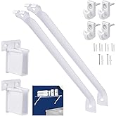 Amazon.com: 12 Inch Wire Shelf Brackets Set, Includes 6 Wire Shelf ...