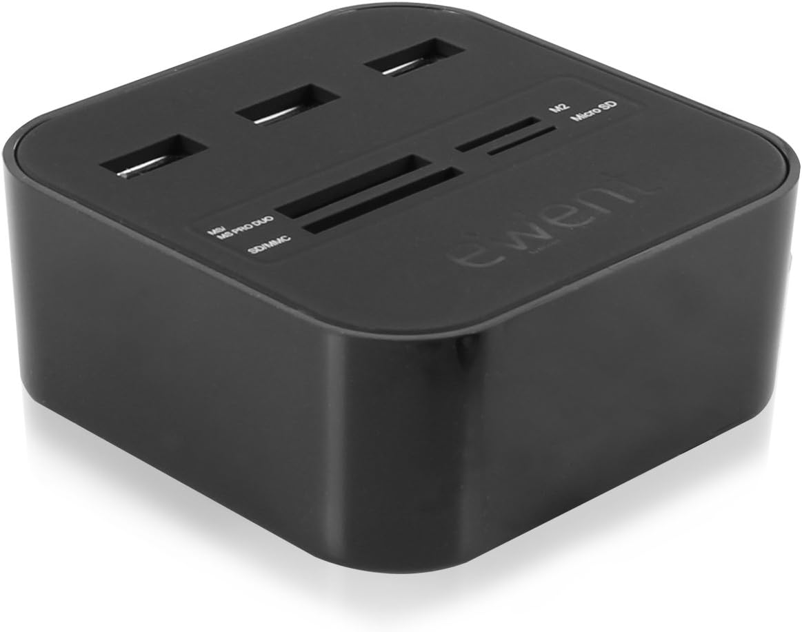 Ewent EW1044 - Lector (MMC, MS Duo, MS Micro (M2), MS PRO Duo, Memoria ...