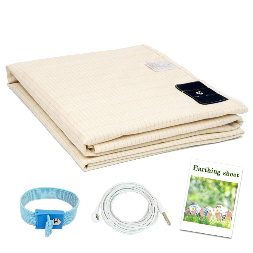 Buy Earthing Half Sheet with Grounding Connection Cable and Wrist Band ...