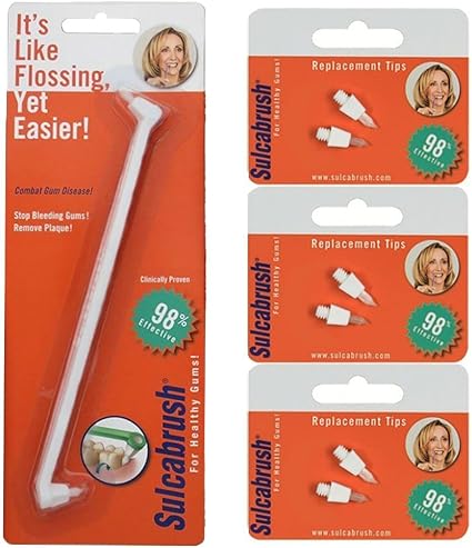 1 Sulcabrush Handle and 3 Tip Packs Bundle: Amazon.com.au: Beauty