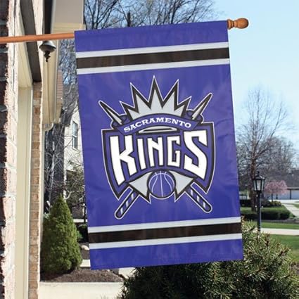 Amazon.com : Sacramento Kings Vertical Banner Flag : Sports Fan Outdoor ...