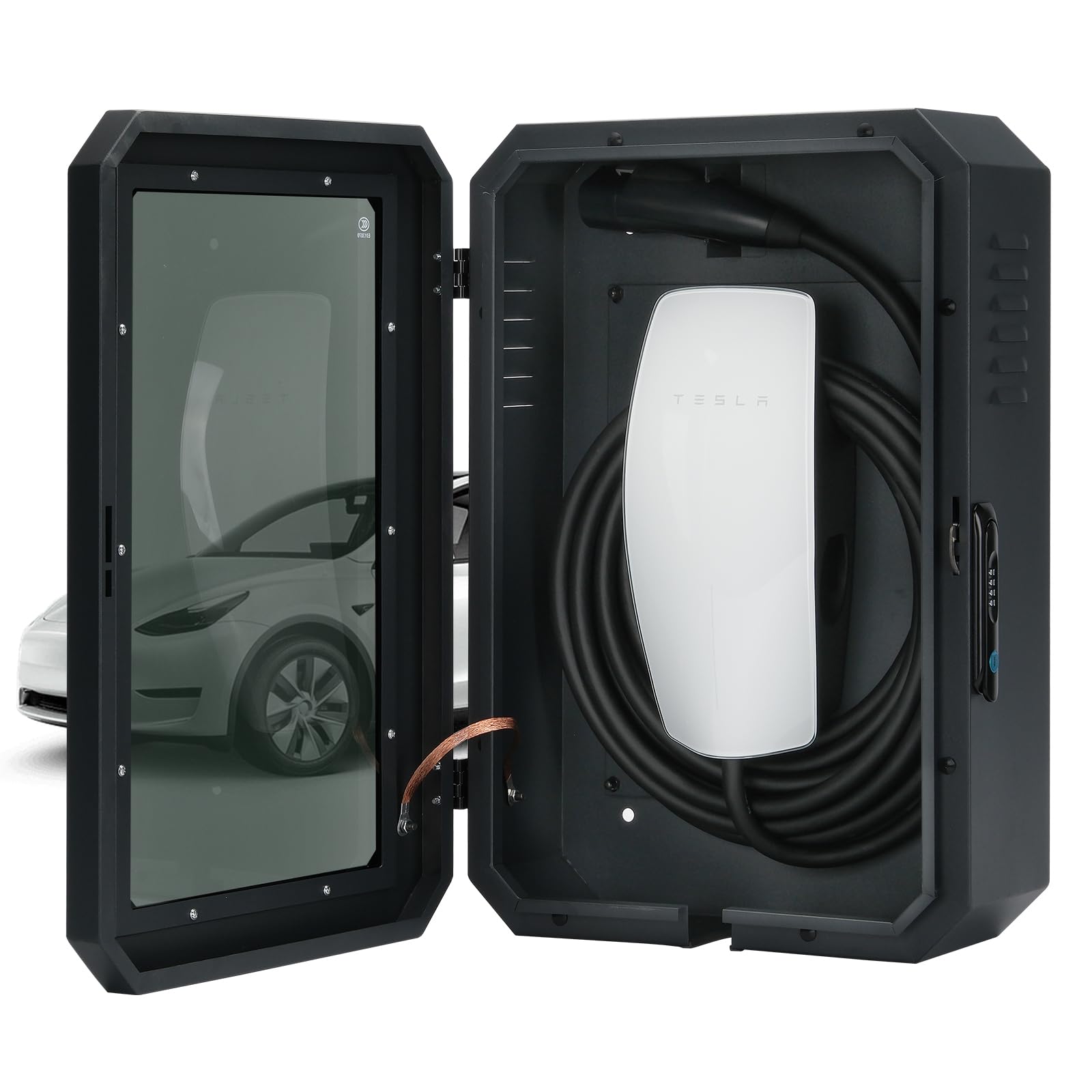 Jawjut Wall Charger Station Box Compatible with Tesla Gen 3 Indoor ...