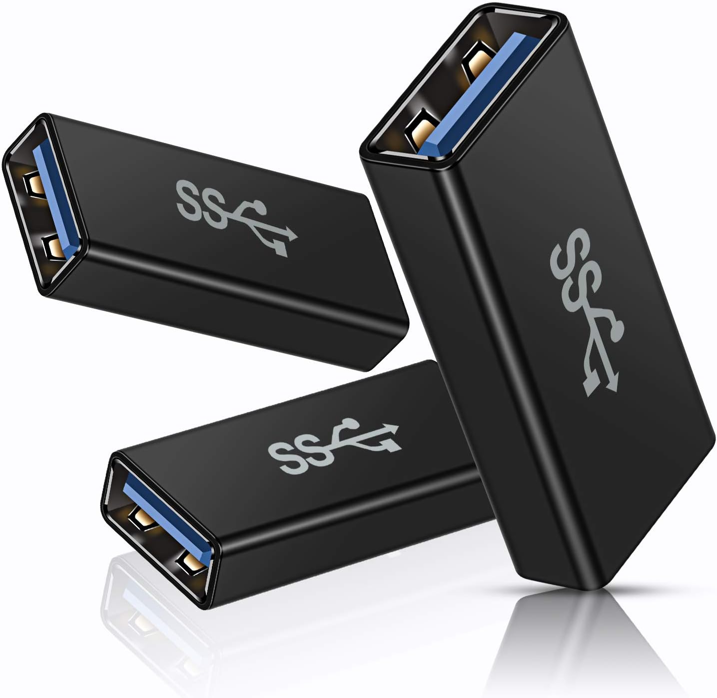 Basesailor USB Female To Female Adapter 2 Pack USB 3 0 Female To basesailor-usb-female-to-female-adapter-2-pack-usb-3-0-female-to
