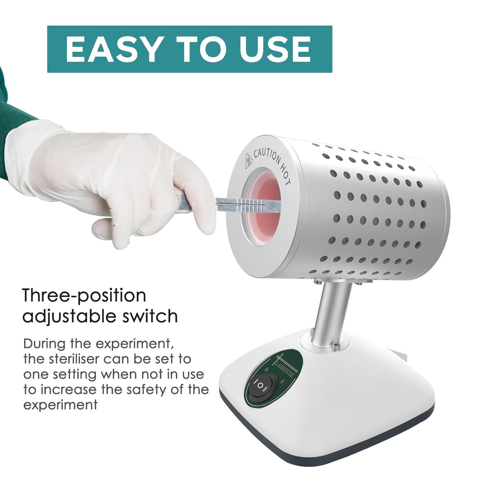 Nail Tool Sterilizer 200W Small Hole Lab Infrared Scalpel Sterilizer ...