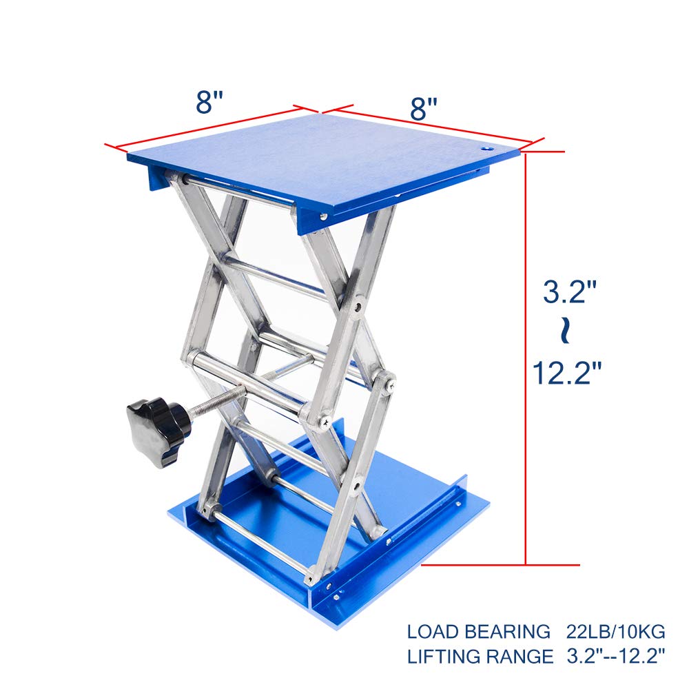 Mua Wisamic Lab Jack Lift Tables 8x8 inches Aluminum Lifting Stand ...