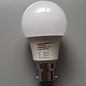 LE Bayonet Light Bulbs B22, 60W Incandescent Bulb Equivalent, Warm ...