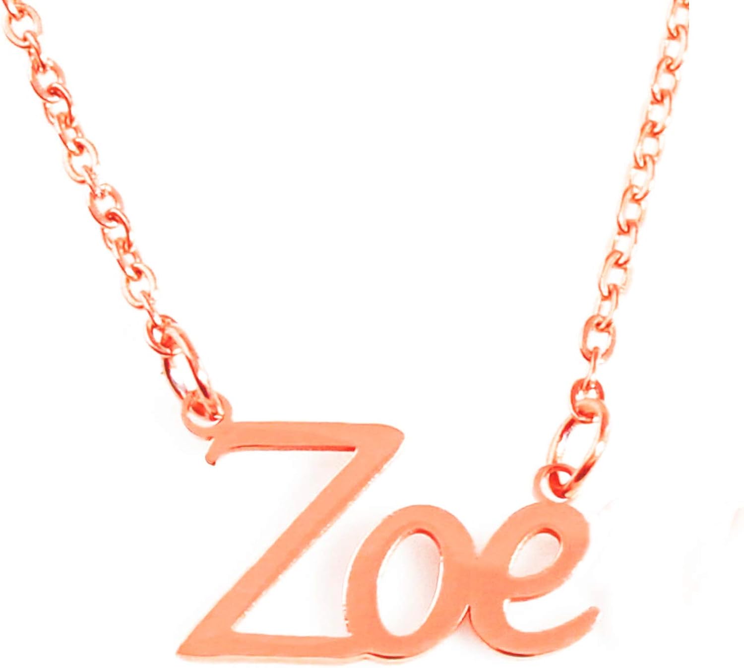 Cursive Zoe Name Letter