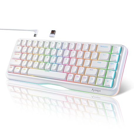 Mua KEMOVE K68 Wireless Gaming Keyboard, 60% Percent Keyboard, 2.4G ...