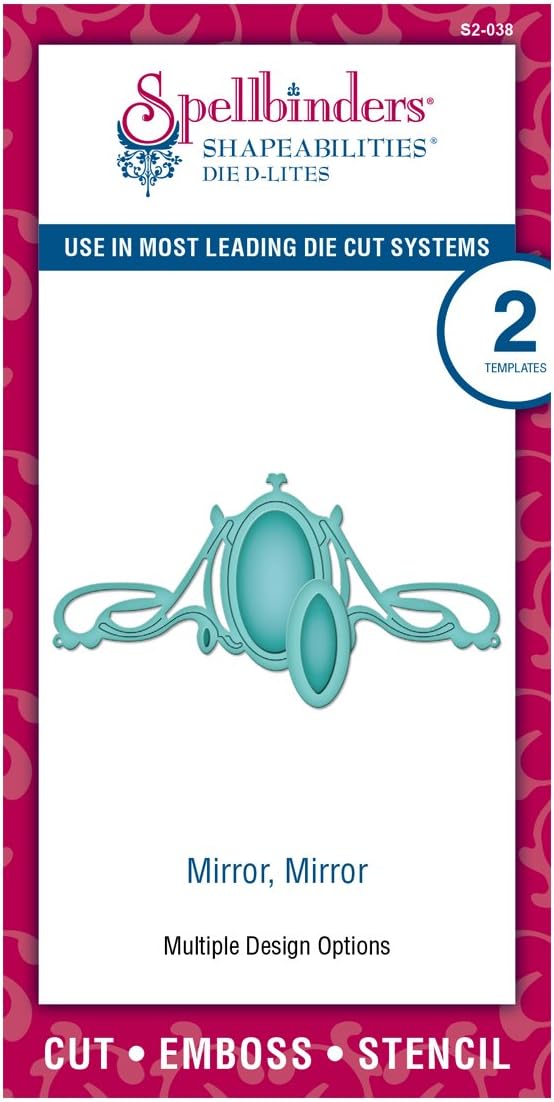 Spellbinders D-Lites Mirror Mirror Die, Gold – BigaMart