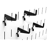 Amazon.com: Wall Control 3-1/2in Reach Curved Tip Slotted Hook Pack ...