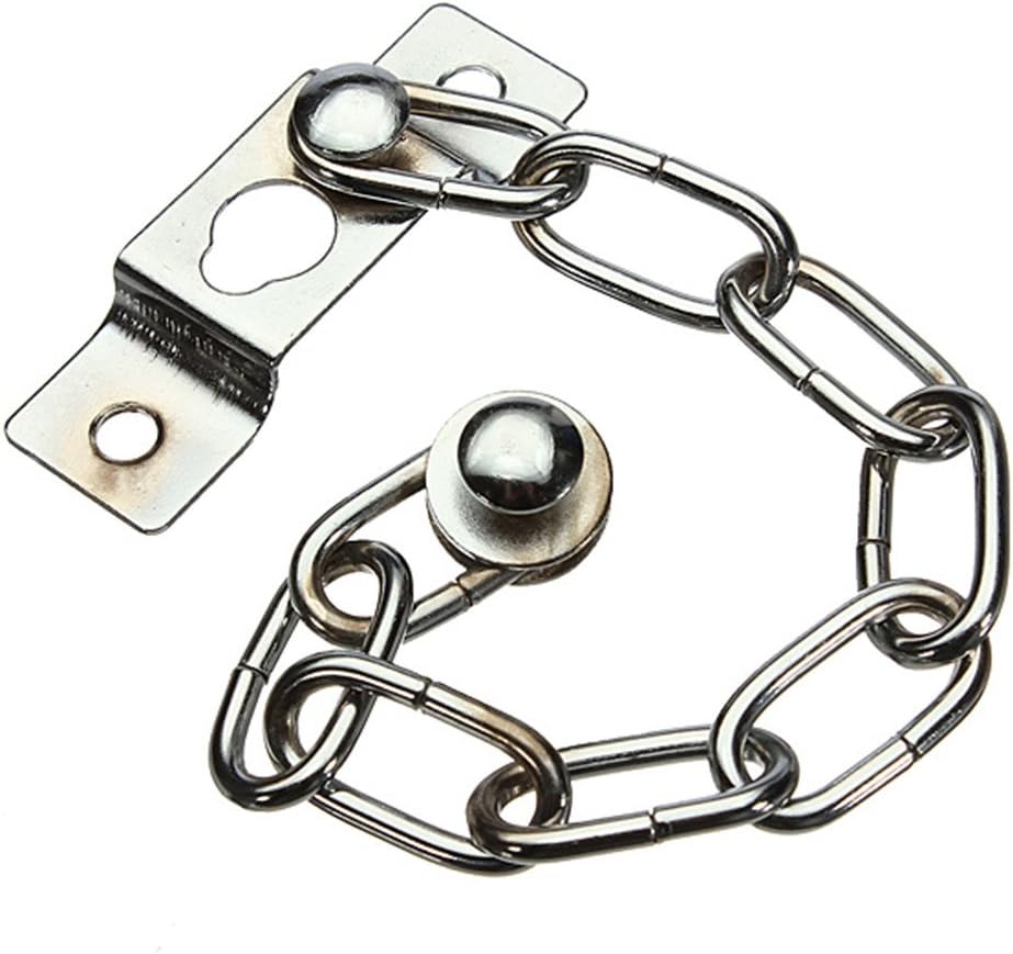 TRIXES High Quality Silver Home Security Door Chain – Front Door Chain ...